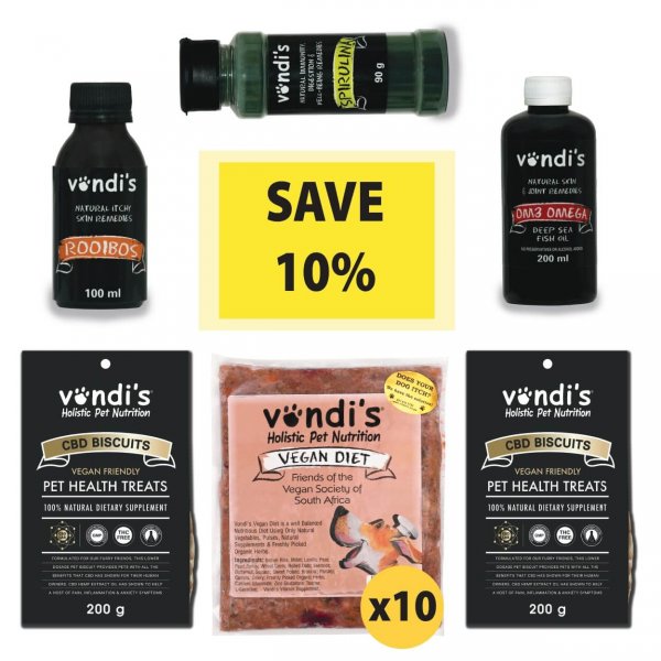 Vondi's Holistic Pet Nutrition | Itchy Skin Dog Food Value Pack
