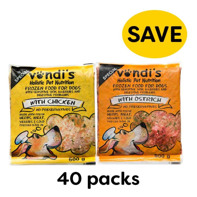 Vondi's Holistic Pet Nutrition | Itchy Skin Dog Food Value Pack